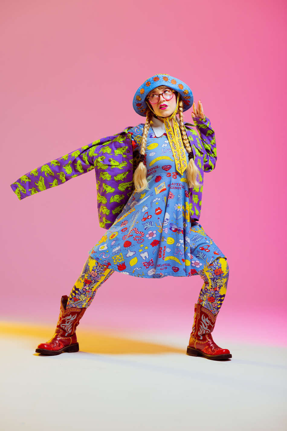 Frog Jacket with Fly Lining in 100% cotton * Beautiful Genius by Jordan ...