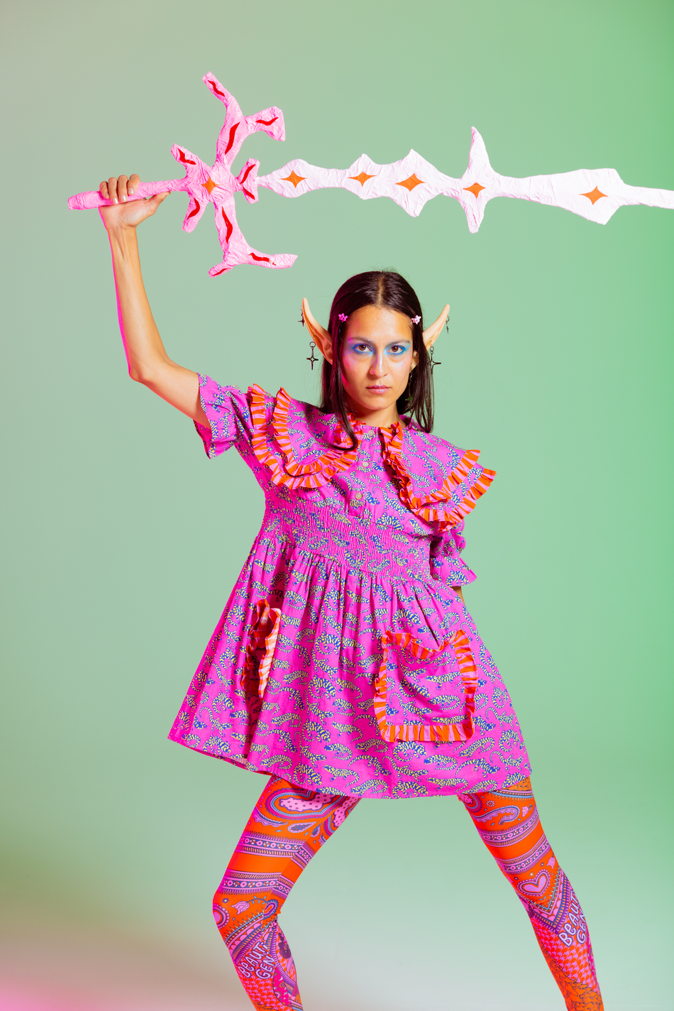 Tiger Salamander Babydoll Dress * Beautiful Genius by Jordan Piantedosi